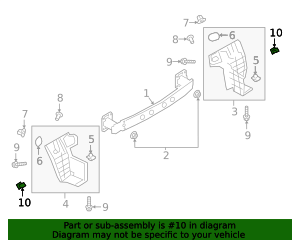 2019 Mazda 3 Side Bracket Grommet BCKA-50-0Z1 | TascaParts.com