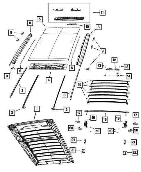 Roof for 2021 Jeep Wrangler | EastcoastMoparts