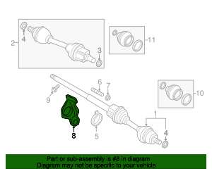 2016-2021 Volvo Cv Axle Support Bearing Bracket - Passenger Side (RH ...