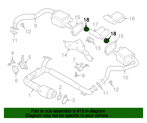 2017-2020 Porsche Exhaust Clamp 981-111-240-00 | OEM Parts Online