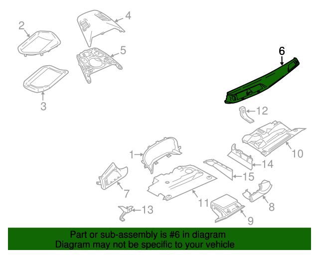 51-45-9-378-022 - Instrument Panel Trim Panel 2017-2022 BMW ...
