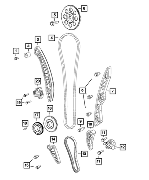 2013-2023 Mopar Timing Chain 5047366AA | Mopar eStore