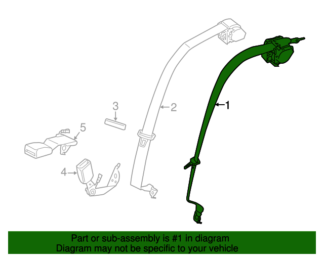 Genuine BMW 72-11-7-402-523 | Outer Belt Assembly | FREE Shipping on ...