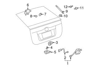 2004-2009 Toyota Prius Door Jamb Switch 84230-53010 | Toyota Parts Center
