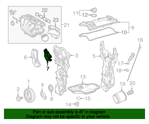 2018-2023 Toyota Camry Engine Timing Cover Insulator 11336-F0010 ...