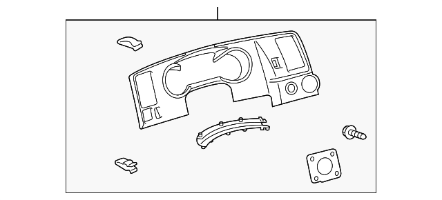 2018-2020 Toyota Sequoia Inst Cluster Panel 55403-0C040 | Toyota Parts