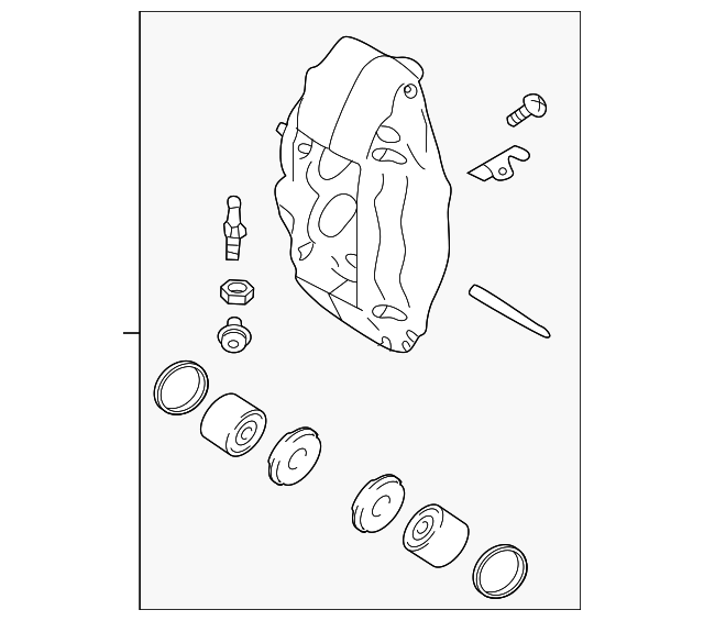 SU003-07198 - Caliper - 2019-2020 Toyota 86 | OEM Genuine Toyota Parts