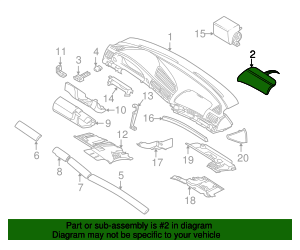 Genuine BMW 51-45-8-243-553 | Cover Panel | FREE Shipping on Most ...