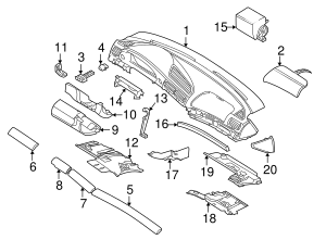Genuine BMW 51-45-8-150-242 | Outer Molding | FREE Shipping on Most ...