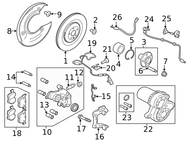 2020 Land Rover Range Rover Velar Brake Pads LR122689 | OEM Parts Online