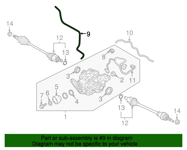 2017-2020 Lincoln MKZ Hose Vent HP5Z-4022-A | OEM Parts Online