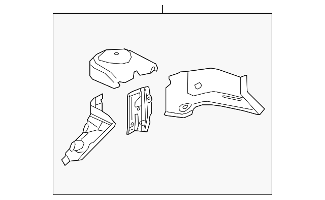 2018-2024 Volkswagen Tiguan Fender Apron Assembly 5QN-805-115 | OEM ...