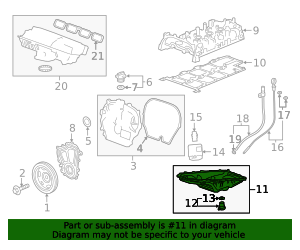 2021-2022 Buick Envision Lower Engine Oil Pan 55511566 | GMPartsDirect.com
