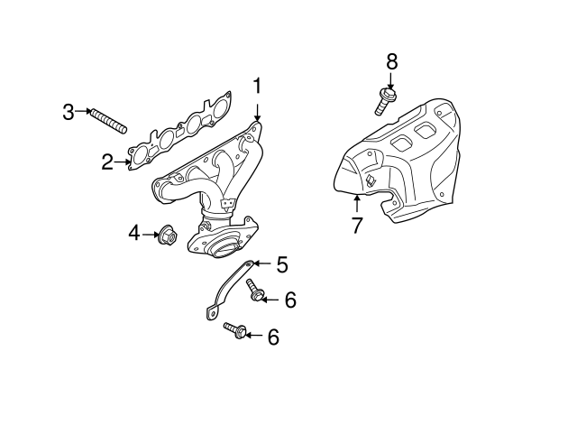 2009-2011 Nissan Versa Manifold Gasket 14036-EE000 | OEM Parts Online