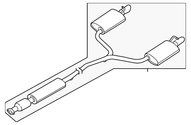 2016-2018 Ford Explorer Muffler FB5Z-5230-E | OEM Ford Parts Direct