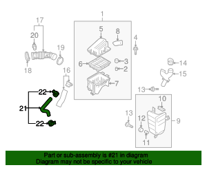 25185801 - OEM GM Connector Hose | GMPartsCenter.net | GM Parts Center