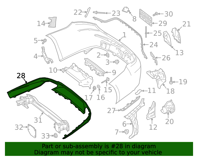 238-885-90-00 - Valance Panel 2018-2023 Mercedes-Benz | AutoNationParts.com