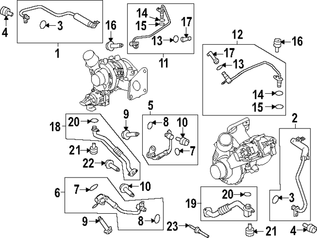 Genuine OEM Ford Part - Oil Inlet Tube MB3Z-9G440-A | Genuine OEM Ford ...