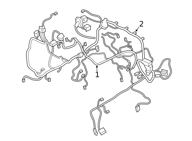 2020 Ford Engine Harness LU5Z-12A581-ED | TascaParts.com