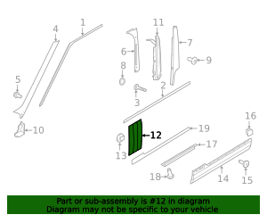 Genuine Door Molding for 2019-2022 Land Rover Range Rover | Land Rover ...