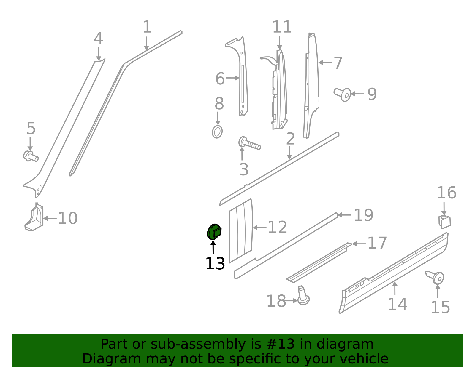 LR117109 - Louver Retainer 2020-2022 Land Rover Range Rover | Land ...