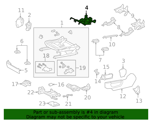 71051-0R050 - Seat Cushion Spring 2019-2024 Lexus | AutoNationParts.com