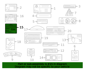 000-817-77-04 - AC Label 2020-2022 Mercedes-Benz | Mercedes-Benz USA Parts