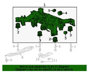 2020-2024 Cadillac CT5 Rear Suspension Cradle 84375395 GM ...