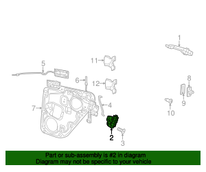 2011-2020 Mopar Lock Actuator - Passenger Side (RH) 4589922AH ...