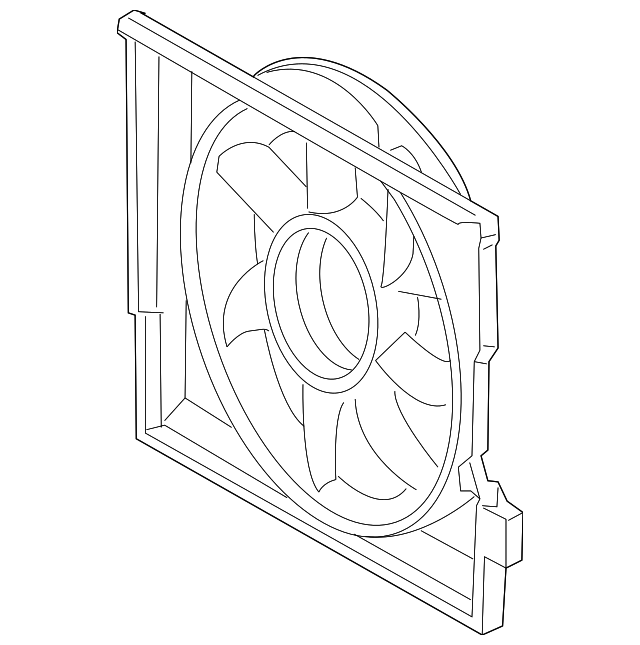 211-505-05-55 - Fan Shroud 2003-2011 Mercedes-Benz | Mercedes-Benz USA ...