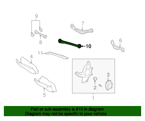 221-350-07-06 - Track Bar 2007-2014 Mercedes-Benz | Mercedes-Benz USA Parts