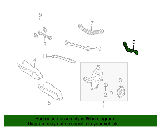221-350-06-06 - Ft Lateral Arm 2007-2014 Mercedes-Benz | Mercedes-Benz ...