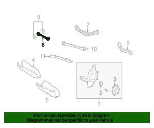 221-350-12-53 - Tie Rod 2006-2014 Mercedes-Benz | AutoNationParts.com