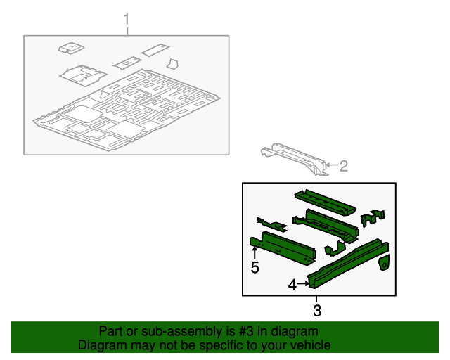 2005-2008 GM Rail 15918789 | GMPartsDirect.com