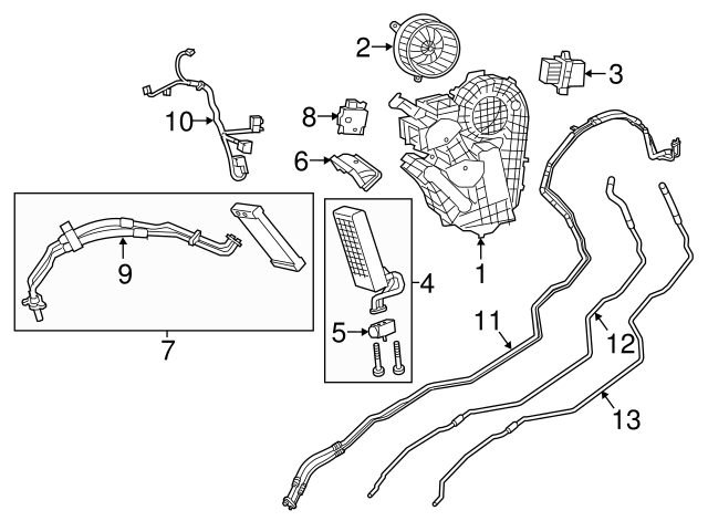 2017-2024 Chrysler Rear AC Line 68542122AC | Mopar Parts Canada