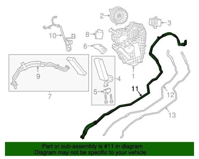 2017-2024 Chrysler Rear AC Line 68542122AC | Mopar Parts Canada
