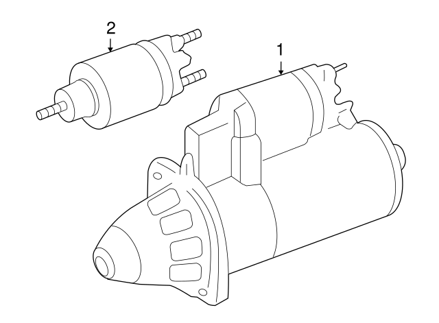 2006-2013 Audi Starter 02M-911-023-G | OEM Parts Online