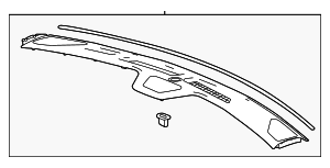 2018-2024 Chevrolet Upper Trim Panel 84604858 GM | GMPartsDirect.com