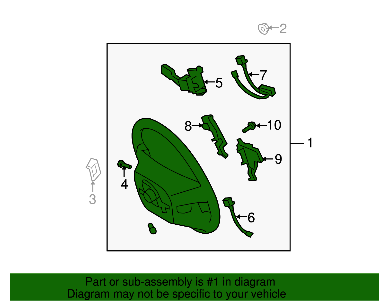 2007-2016 Toyota 2007-2016 Toyota - Steering Wheel 45100-0C380-C0 ...