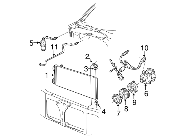 2004-2006 Ford Hose & Tube Assembly 4L3Z-19D850-AA | OEM Parts Online