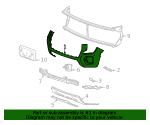 2021-2024 GMC Primed Front Bumper Upper Fascia 87814096 | OEM Parts Online