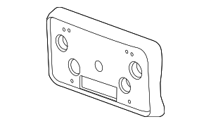 2021-2024 GMC Yukon License Bracket 84731701 GM | GMPartsDirect.com