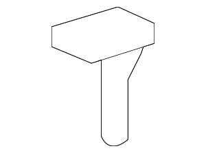 76854-06010 - Spoiler Upper Retainer 2007-2009 Toyota Camry | Group 1 ...