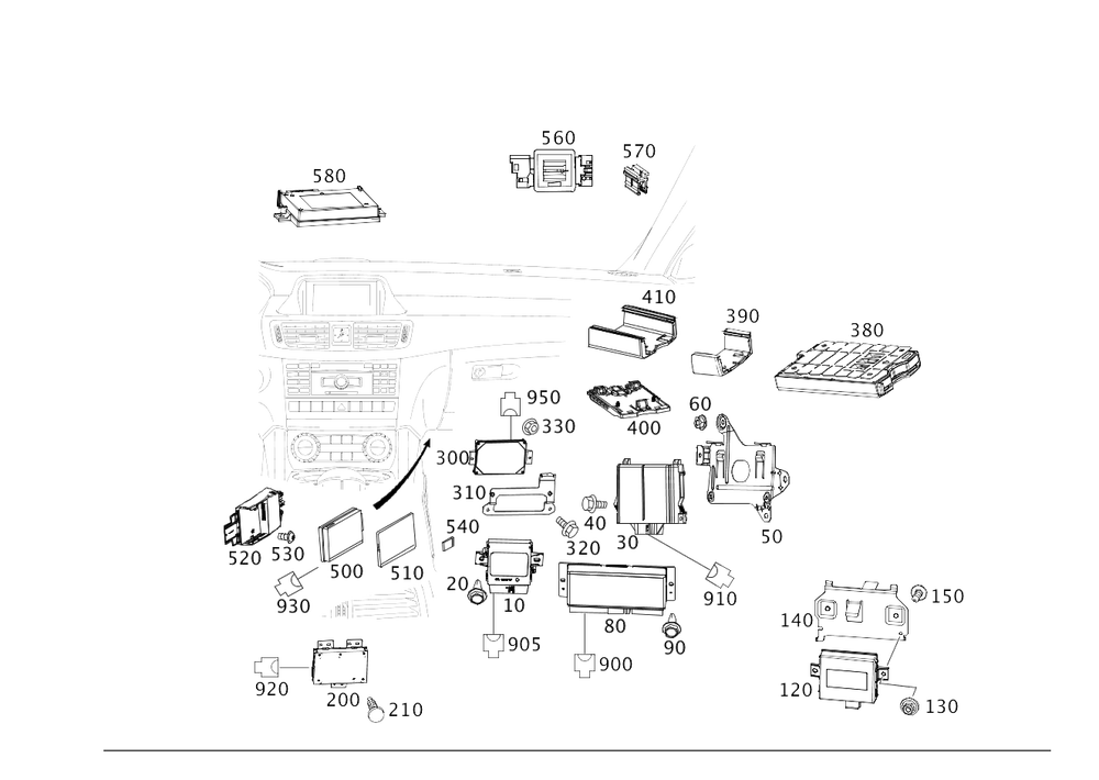 212-900-60-29 - Control Unit 2012-2018 Mercedes-Benz | Mercedes-Benz ...