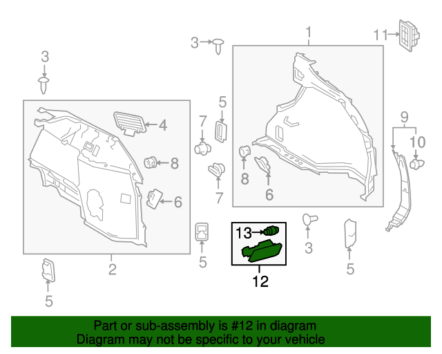 81330-58010 - Courtesy Lamp 2016-2019 Lexus | AutoNationParts.com