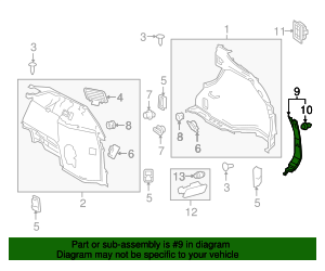2016-2022 Lexus Rear Trim 64754-0E030-C0 | OEM Parts Online