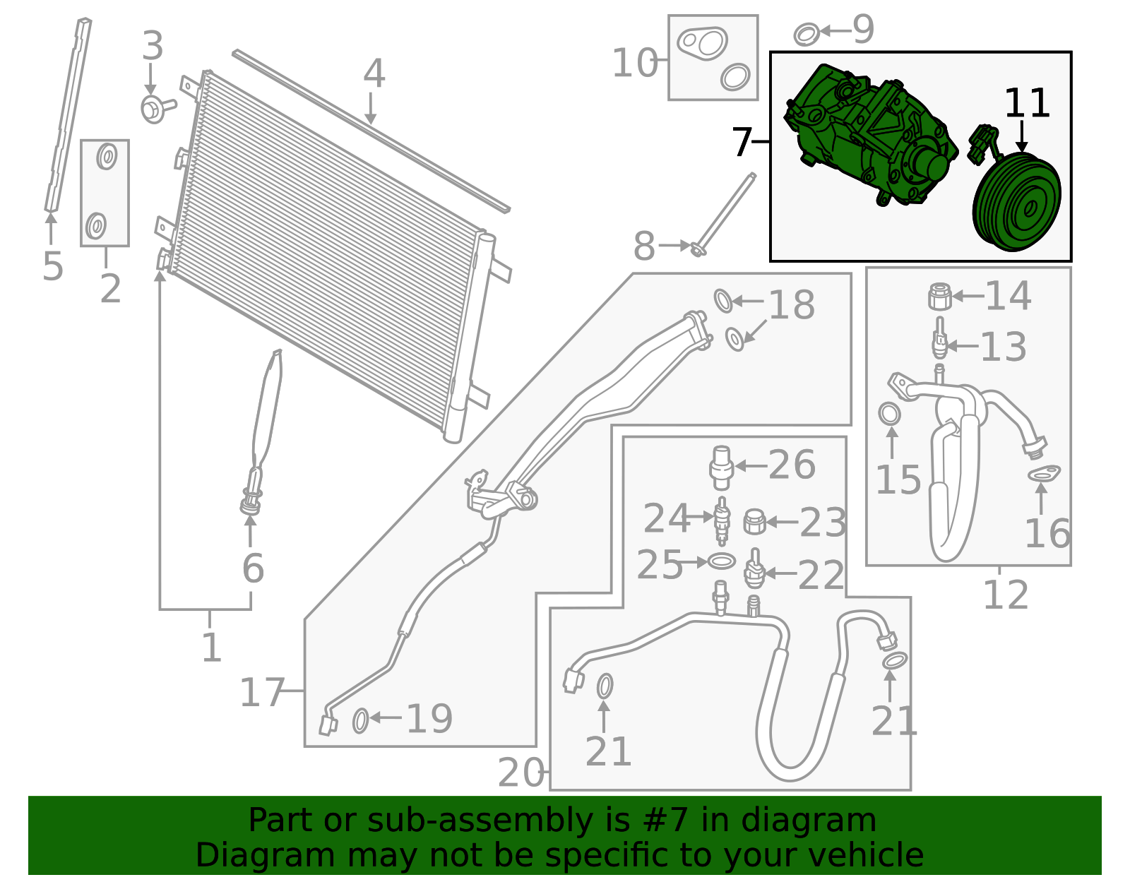 Genuine OEM Ford Part - A/C Compressor ML3Z-19703-G | Genuine OEM Ford ...