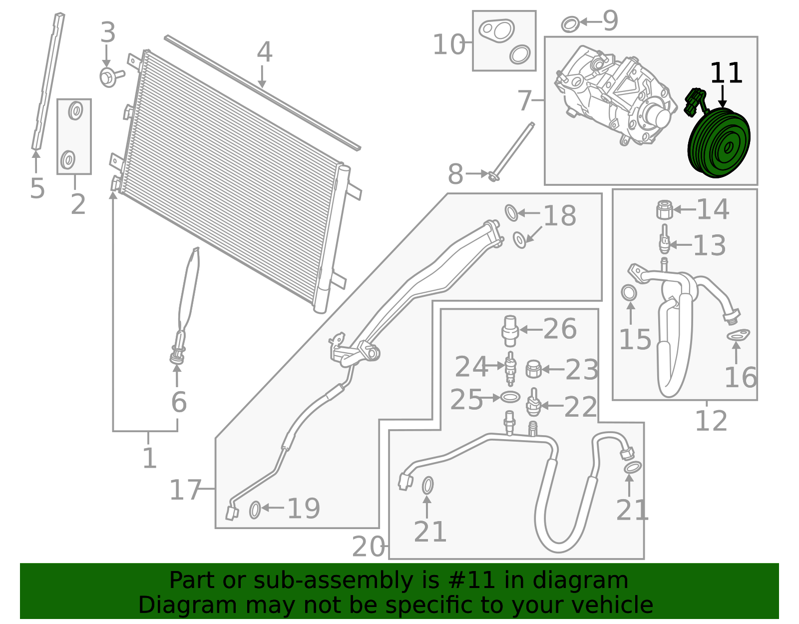 2021-2025 Ford F-150 A/C Compressor Clutch ML3Z-19D786-G | OEM Parts Online