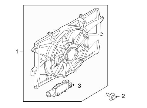 Cooling Fan for 2011 Ford Taurus | Ford Parts Center
