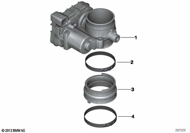 11618526495 - Muffler Clamp 2012-2022 BMW-Motorrad | BMW Motorrad USA